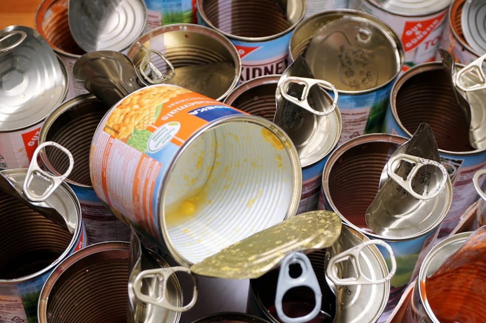 Recyclage de canette